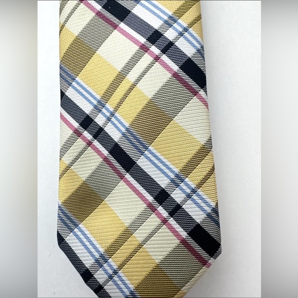 Club Room | Accessories | Club Room Regular Tie Westlund Plaid Yellow ...